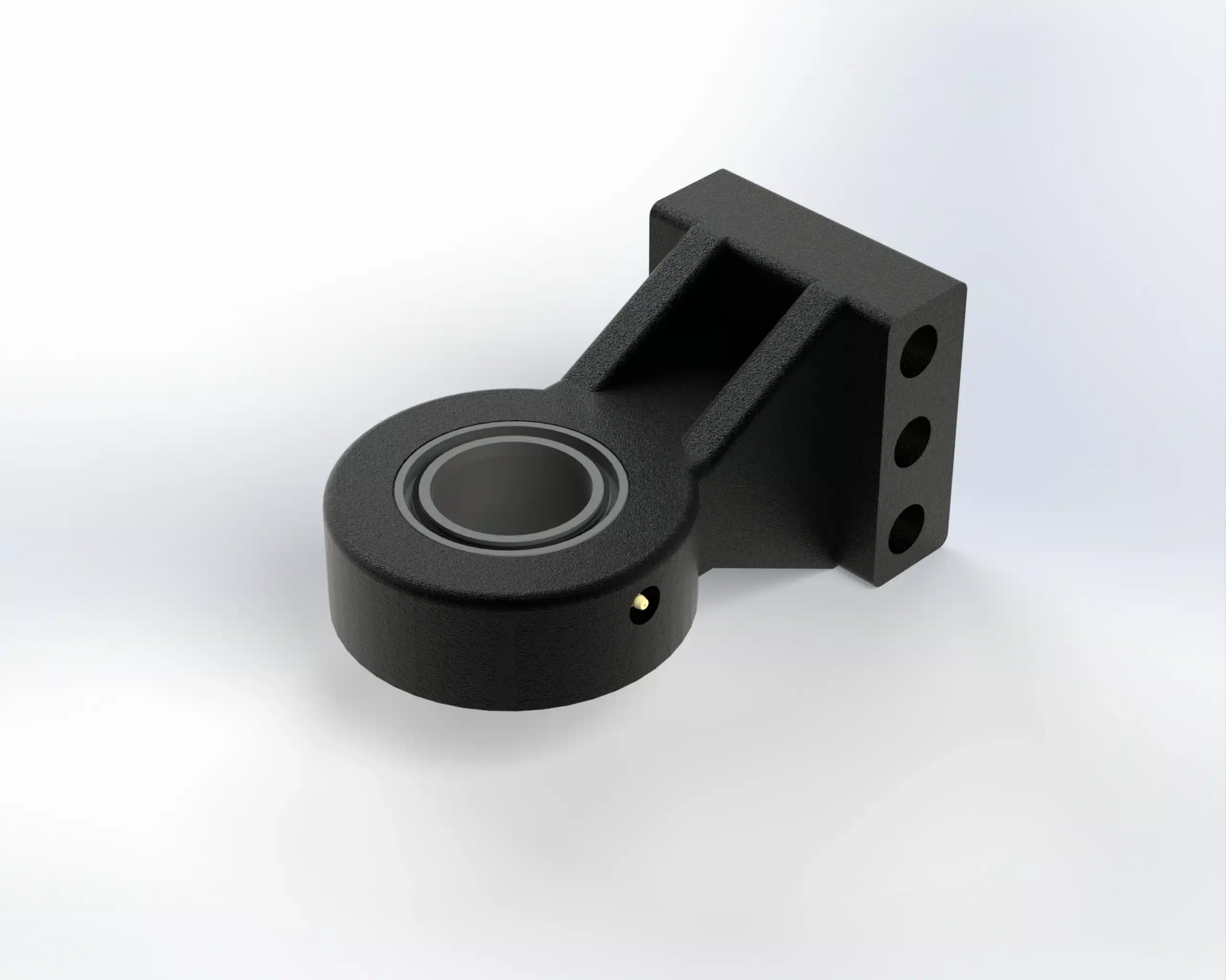 Standard Mount Bull-Pull Hitch Eliminates Backlash for Precise Control
